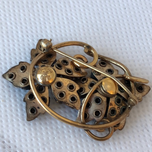 Charles Reis | Jewelry | Vintage Crc Charles Reis Co 2k Gf Rhinestone ...